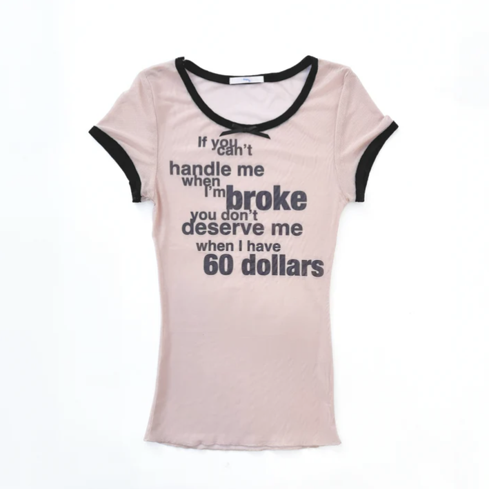 Praying 69 Dollar Sheer Top – NLF無限極樂 No limits fun